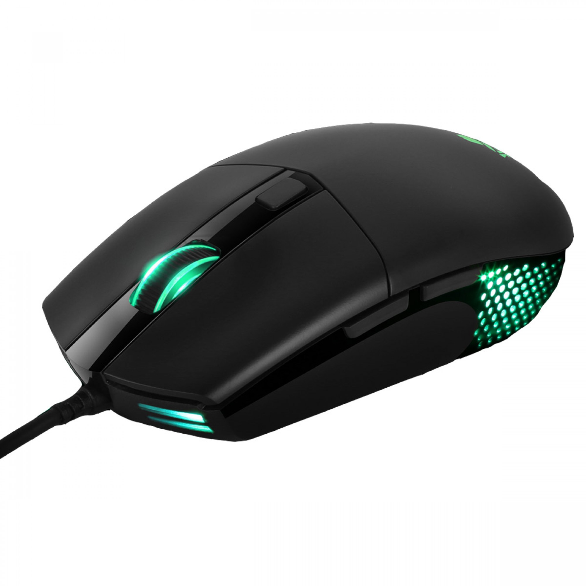 Smart PC - Mouse gaming ABKONCORE A660, 2000 DPI, RGB, cu fir