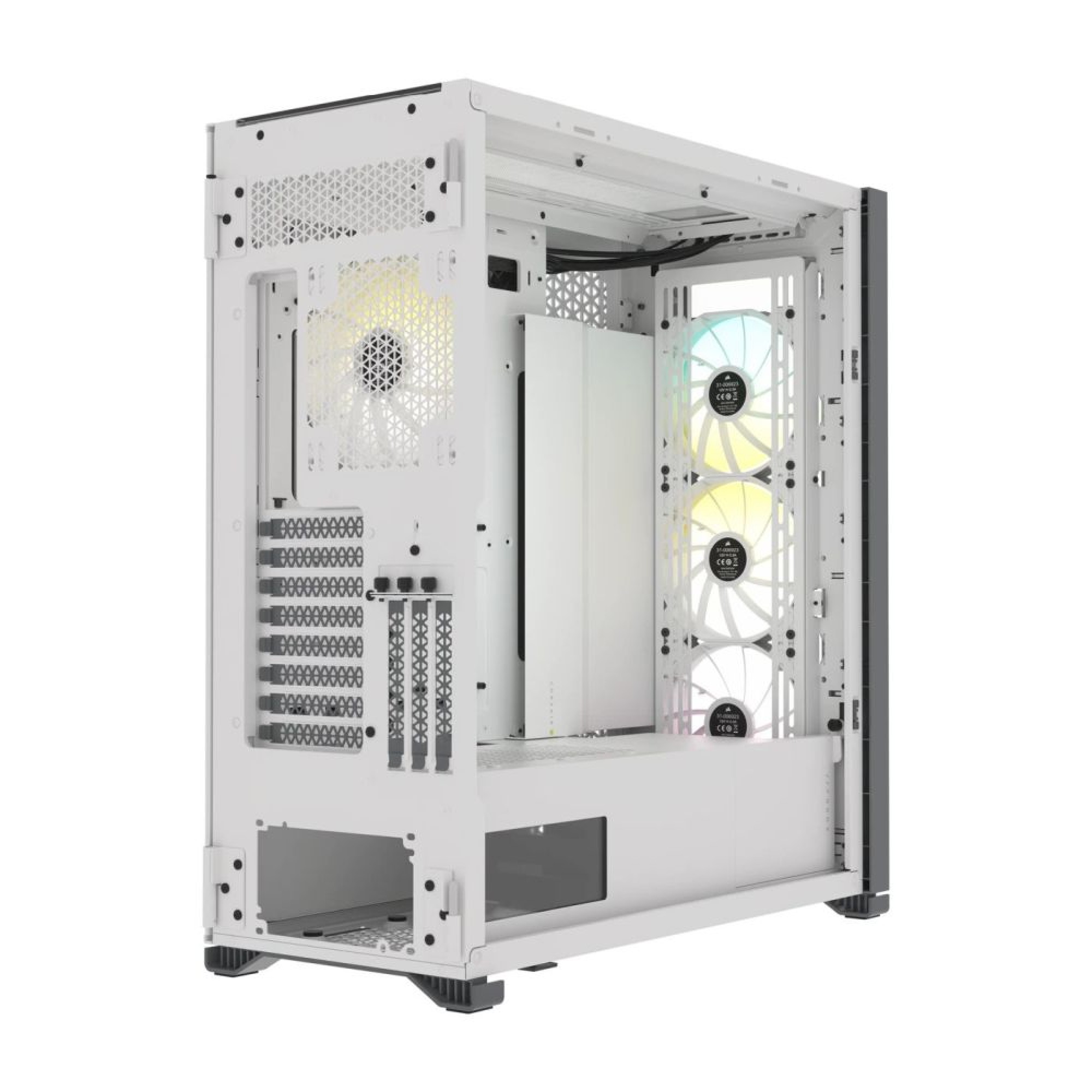 Carcasa Corsair iCue 7000X, RGB, ATX Full Tower, Tempered Glass, Alba ...