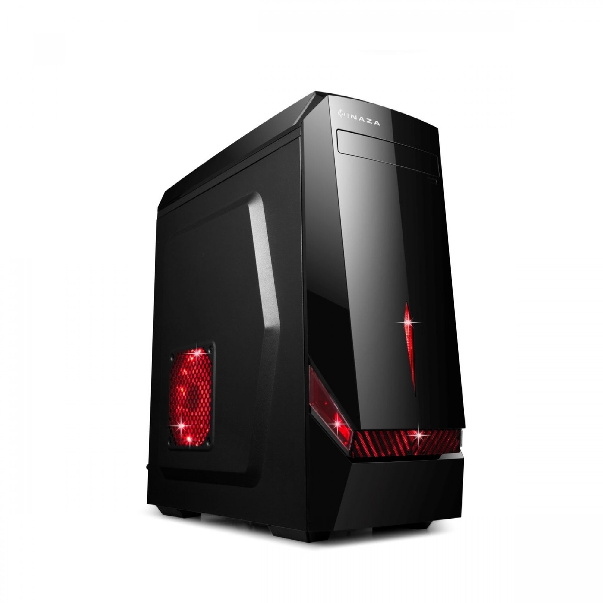 Carcasa PC Inaza X-BLADE, Mid Tower, ATX, neagra | Smart PC