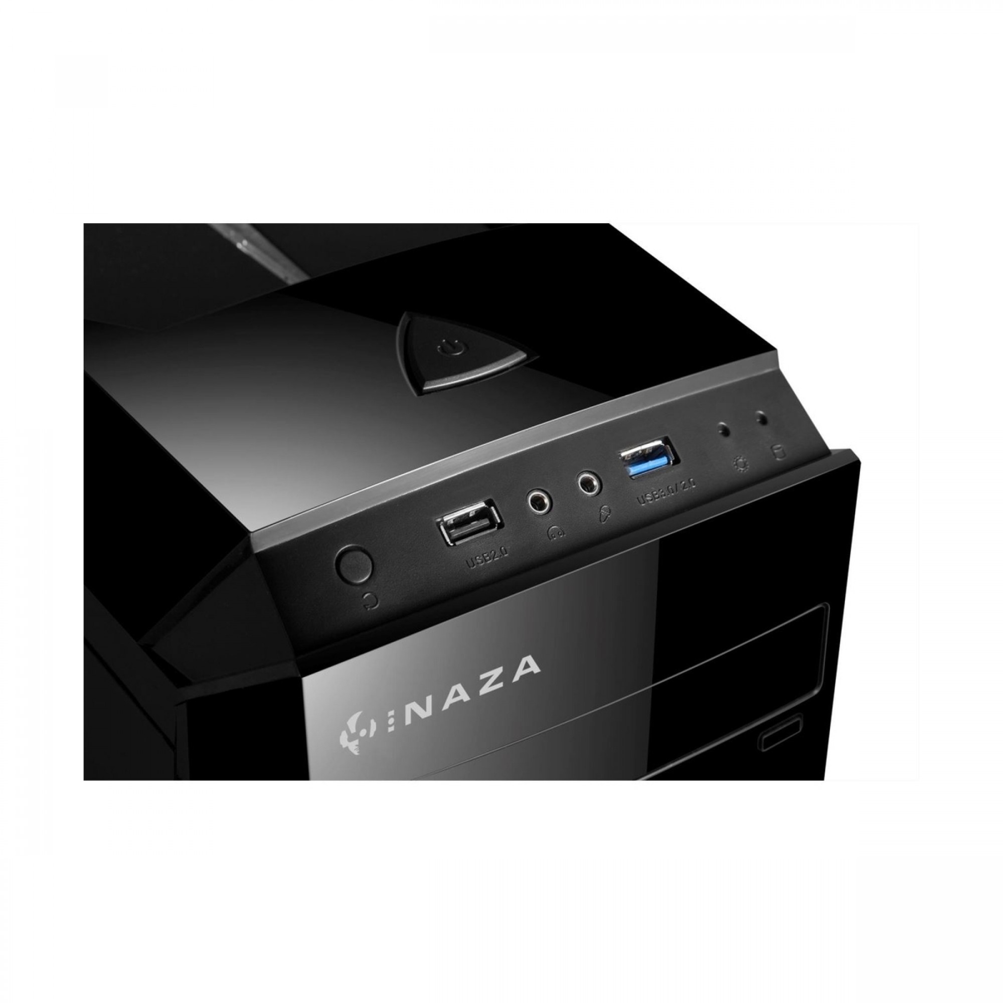 Carcasa PC Inaza X-BLADE, Mid Tower, ATX, neagra | Smart PC