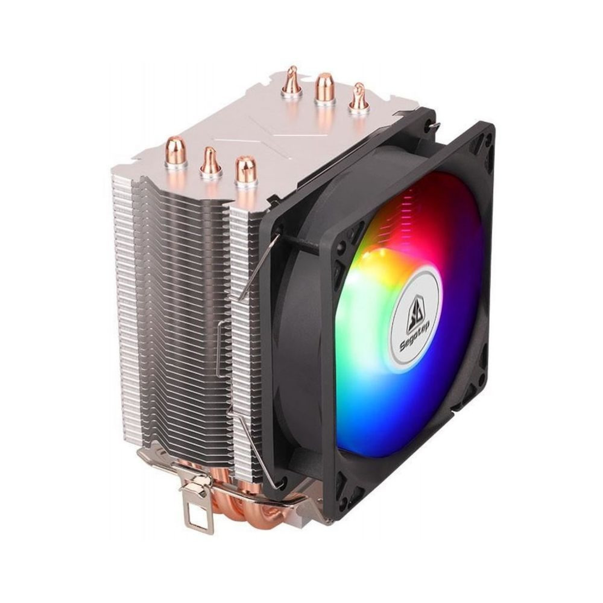Smart PC - Cooler CPU Segotep Frozen Tower T3, Iluminare RGB, 92 mm ...