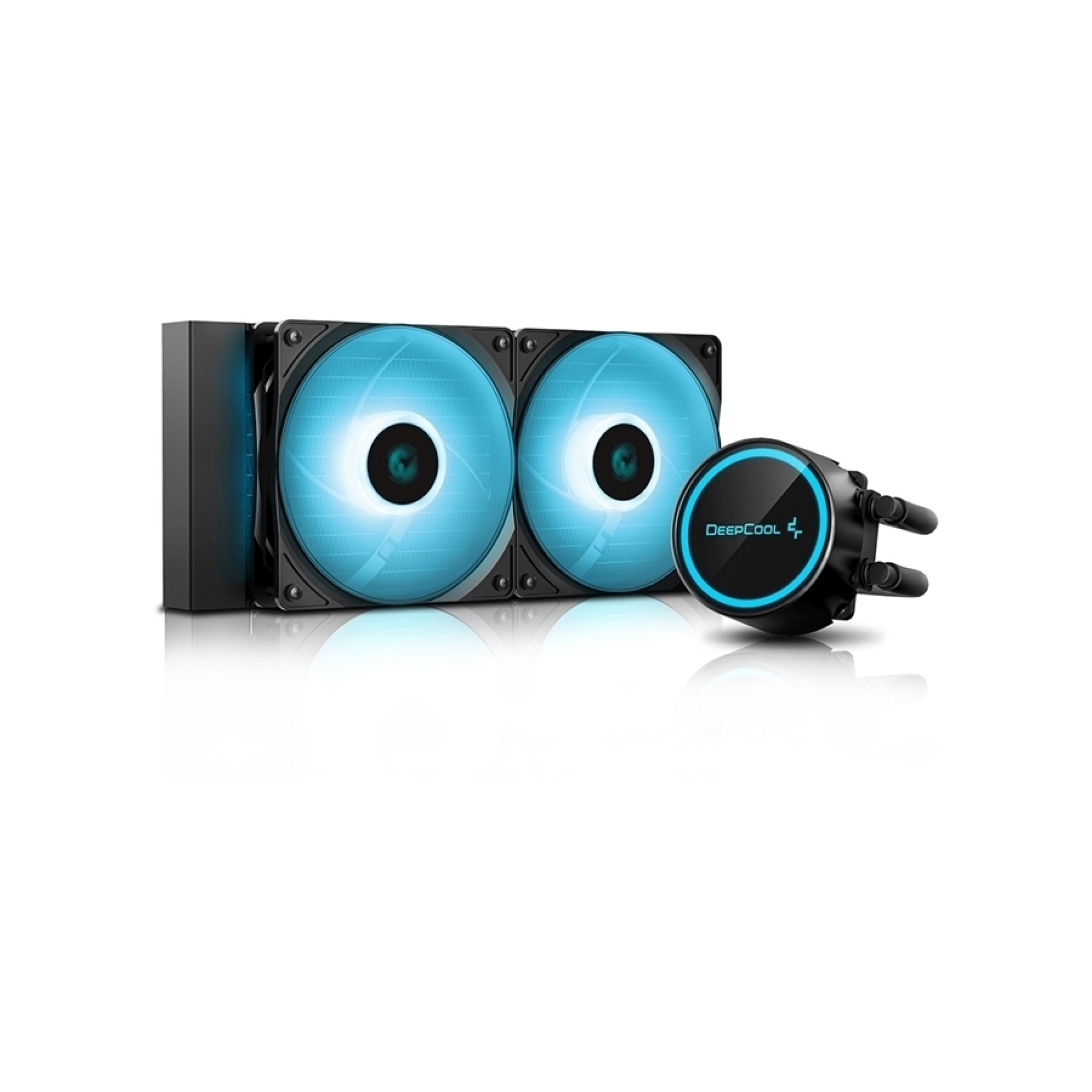 Smart PC - Cooler CPU Deepcool GAMMAX L240 V2 cu iluminare RGB și 2 ...