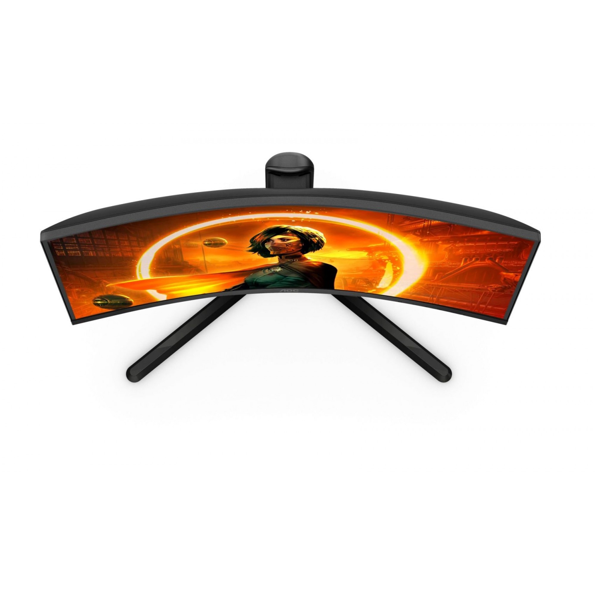 Monitor Curbat Gaming AOC CQ27G3SU/BK, 27 inch, QHD, 1 ms, 165 Hz ...