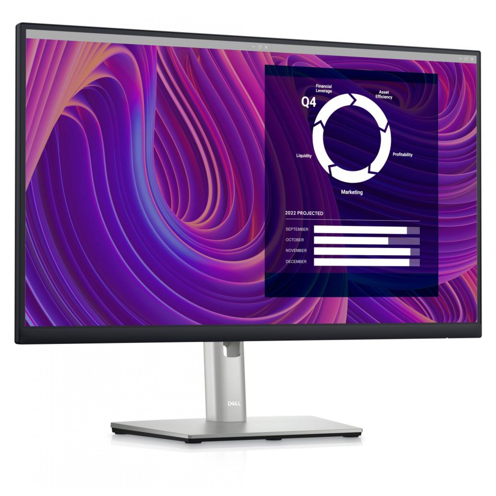 Smart PC - Monitor LED Dell P2423D, 24 inch, QHD, 5 ms, 60 Hz, Alb