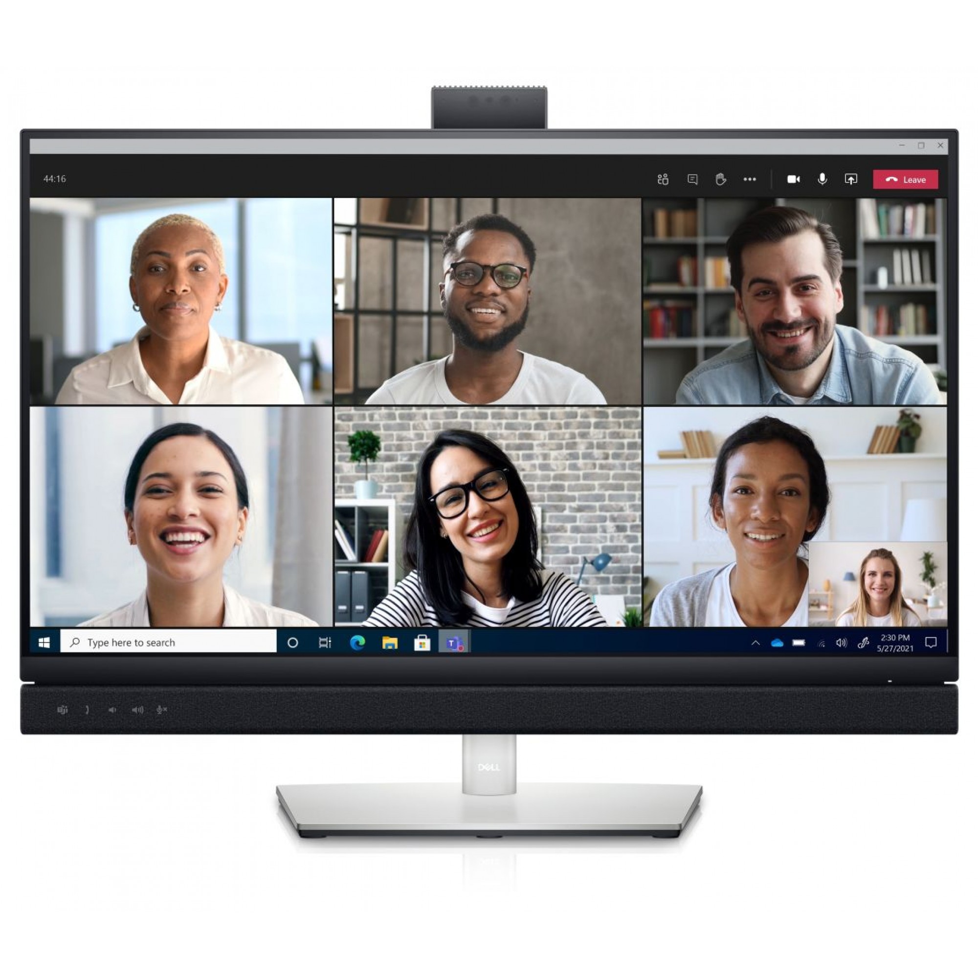 Smart PC - Monitor LED Dell C2722DE, 27 inch, QHD, 8 ms, 60 Hz, Webcam ...