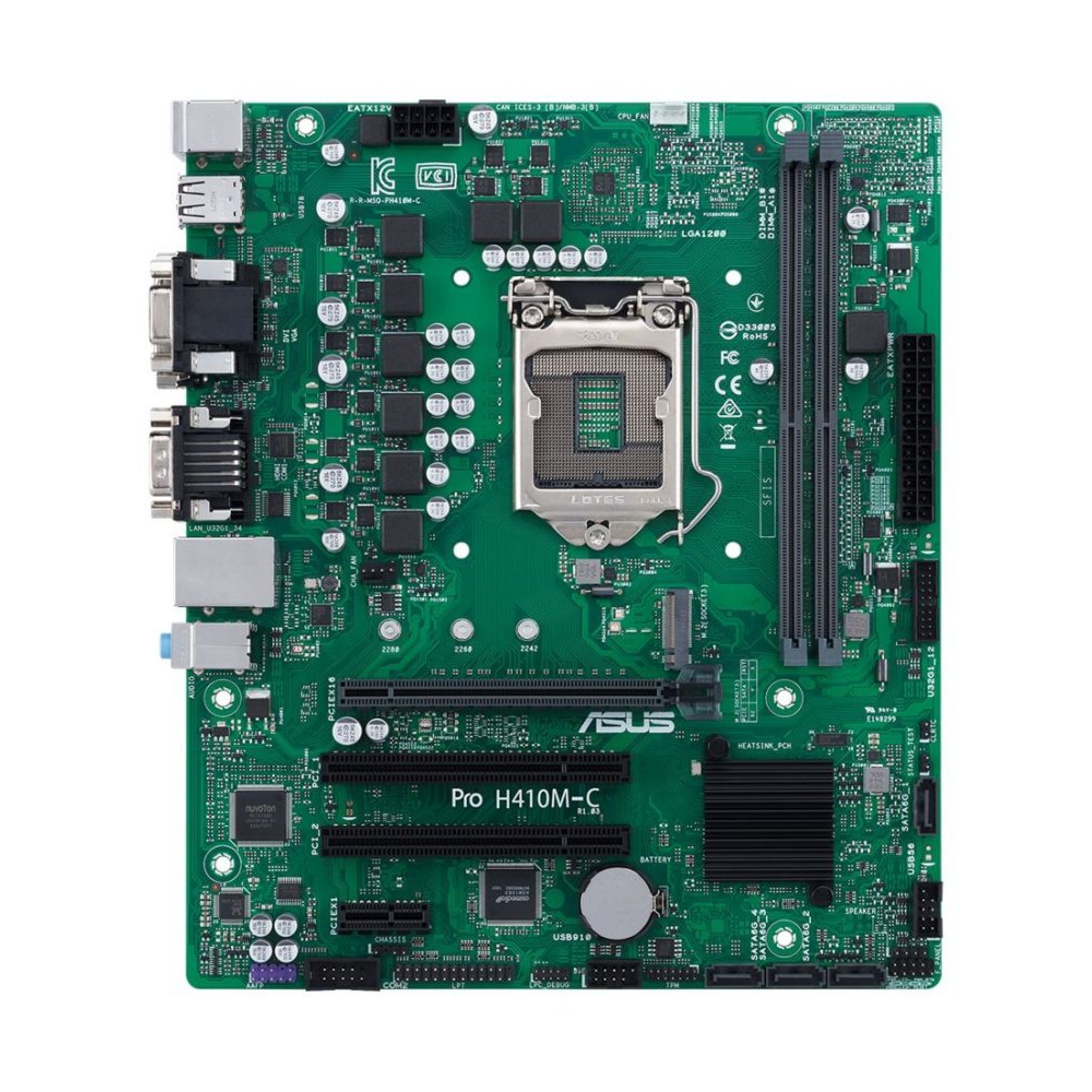 Placa de baza Asus Pro H410M-C/CSM, Socket LGA 1200 | Smart PC