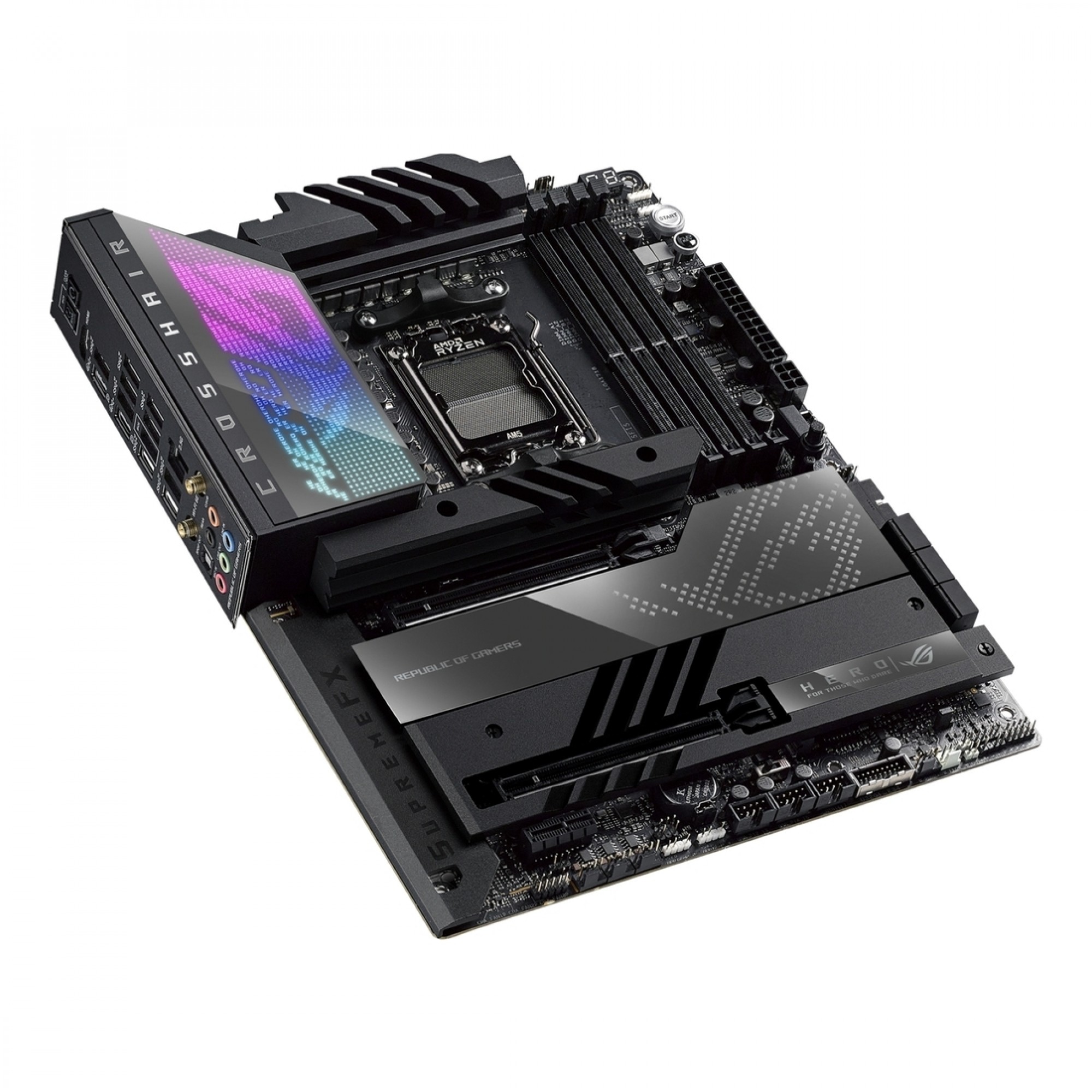 Placa de baza Asus ROG CROSSHAIR X670E HERO, socket AM5, DDR5, ATX ...