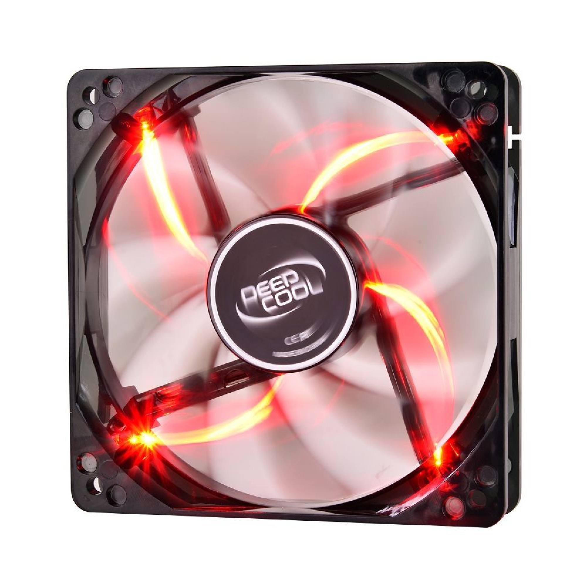 Ventilator Deepcool Wind Blade, LED Rosu, 120 mm | Smart PC